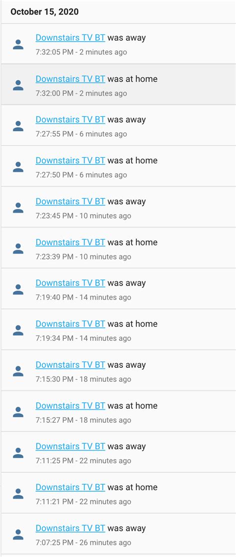 bluetooth device tracker all devices connecting and disconnecting