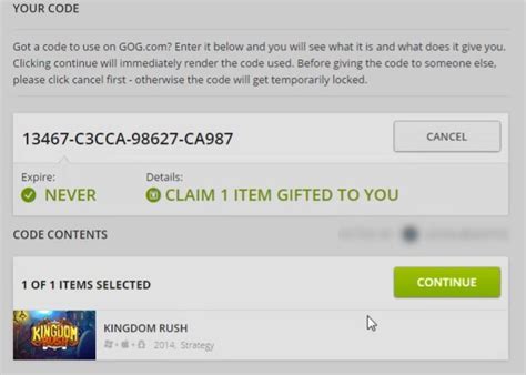 Gog Key Activation Guide