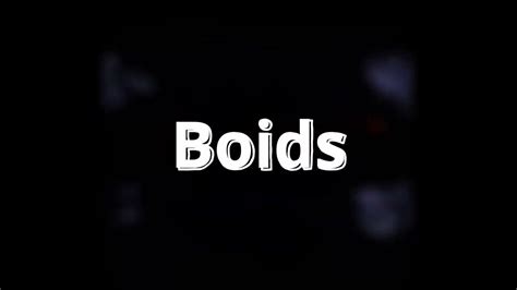 Boids Simulation Python Youtube