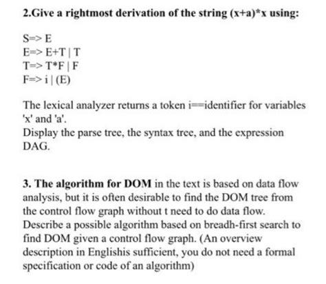 1 Consider The Following Grammar Describing Lisp