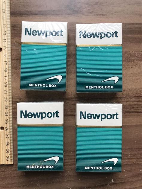Vintage Newport Menthol Box Pack Lorillard Late 1980s For Display