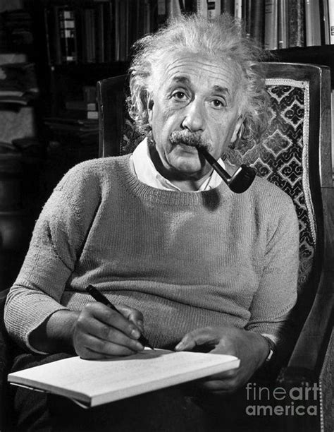 Albert Einstein 2 Poster By Granger Einstein Smoking Pipe Albert