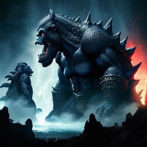 Godzilla X Kong Free Ai Art Generator