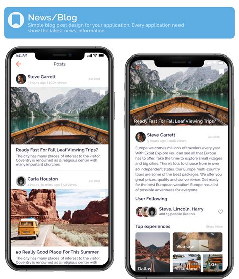 Felix Travel Mobile React Native Travel App Template Codemarket