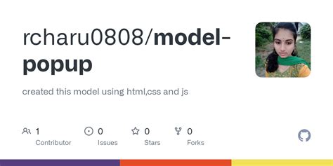 Github Rcharu Model Popup Created This Model Using Html Css And Js