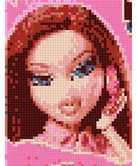 Bratz Graph Pearler Bead Patterns Pixel Art Cross Stitch