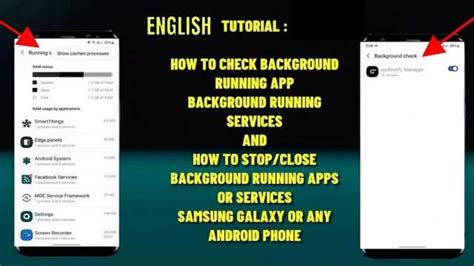 How To Stop Apps Running In Background Androidsamsung Check Apps Services Running In