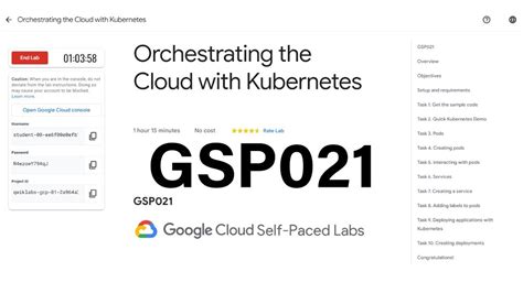 Orchestrating The Cloud With Kubernetes Qwiklabs Gsp021 Qwiklabs Youtube