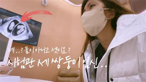 둘이 아니고 셋이래요👶🏻👶🏻👶🏻 첫 시험관 세쌍둥이 거짓말이라고 해줘 조기폐경 일상 브이로그 시험관 브이로그 임신 브이로그 난임 브이로그