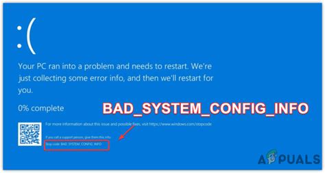 How To Fix BAD SYSTEM CONFIG INFO On Windows Appuals