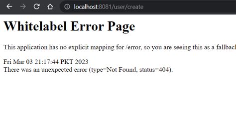 Spring How To Solve White Label Error Yesterday When I Started Tomcat Server Through Xampp