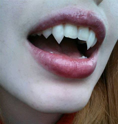 Fangs DIY Using Fake Nails Vampire Makeup Vampire Vampire Teeth