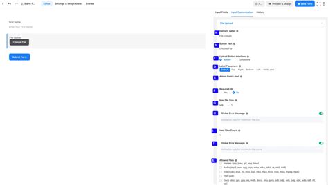 File Upload Input Field In Fluent Forms Fluent Forms