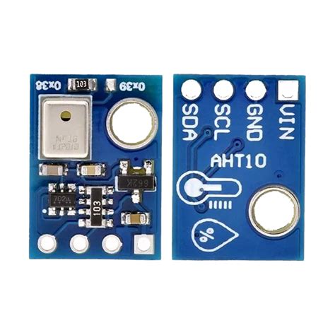 aht10 high precision digital temperature and humidity sensor module techiesms