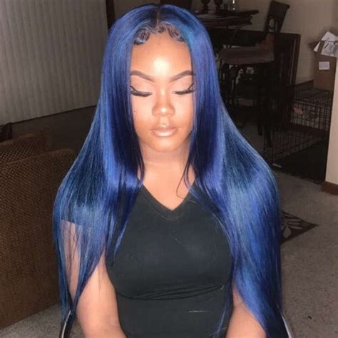 Blue Weave Hairstyles Blue Weave Hairstyles With Color Full Lace Wigs