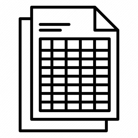 excel file spreadsheet table xls icon download on iconfinder