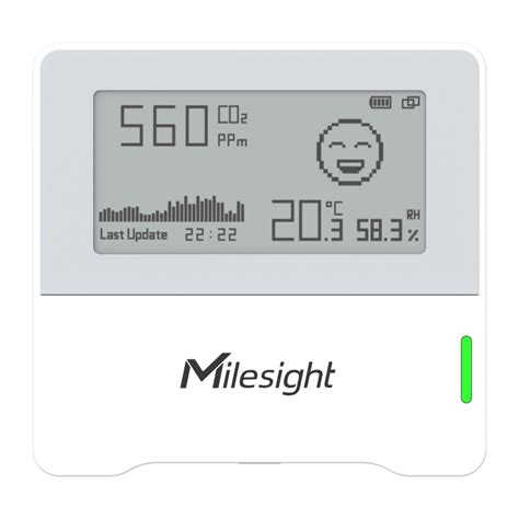 Milesight Iot Lorawan 3 In 1 Air Quality Sensor