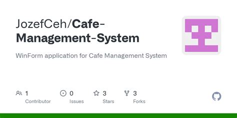 Github Jozefceh Cafe Management System Winform Application For Cafe Management System