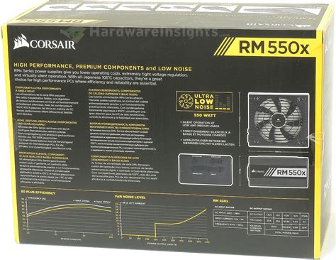 Corsair RM550x: the newest CWT semi-passive unit
