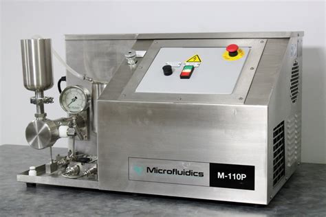 Microfluidics Benchtop Microfluidizer Homogenizer Mfg 2010