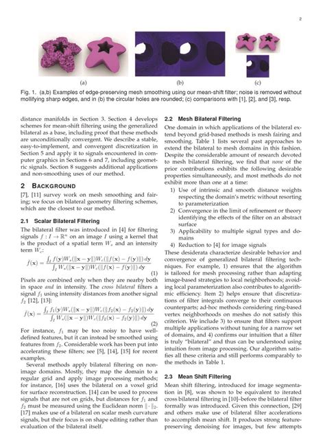 A General Framework For Bilateral And Mean Shift Filtering Deepai