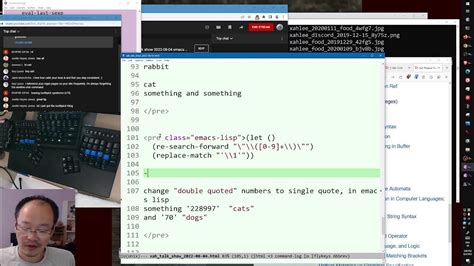 Emacs Regular Expression And In Emacs Lisp Youtube
