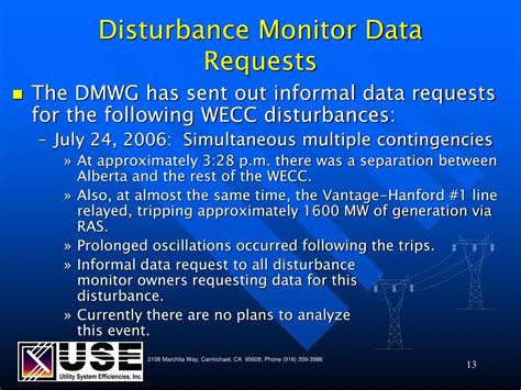 Ppt Disturbance Monitoring Work Group Status Report Powerpoint
