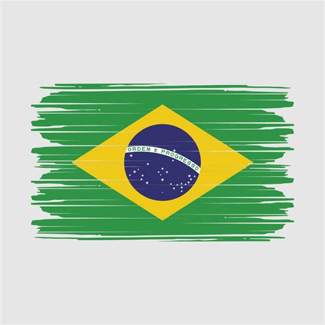 Vetor Bandeira Do Brasil 20446589 Vetor No Vecteezy