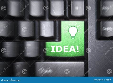 Idea Button Stock Photo Image Of Success Access Emergency