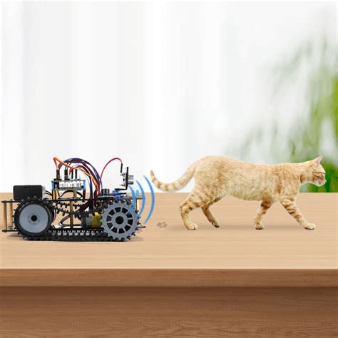 Acebott Qd004 Esp32 Smart Tank Robot Car Kit For Arduino Diy Programma