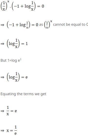 The Maximum Value Of 1 X X Is Sarthaks Econnect Largest Online Education Community