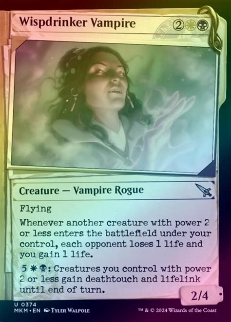 401 Games Canada Wispdrinker Vampire Dossier Showcase Foil Mkm