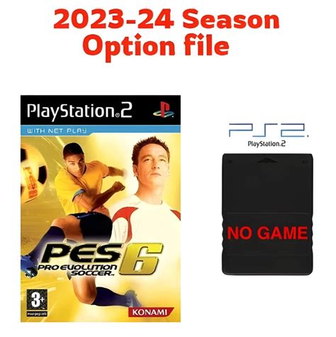 Season 2023 24 Pes Pro Evolution Soccer 6 Option File Ps2 Memory Card £21 51 Picclick Uk