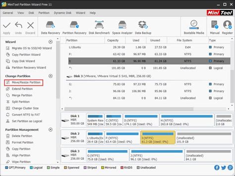 The Simplest Way To Resize Ubuntu Partition Under Windows Minitool Partition Wizard Data