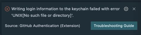 Logging In With GitHub Account Fails With Writing Login Information To