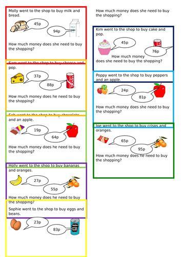 Money Year 2 Including Problem Solving Fluency And Reasoning