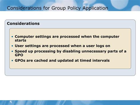 Ppt Module 4 Planning For Group Policy Powerpoint Presentation Free
