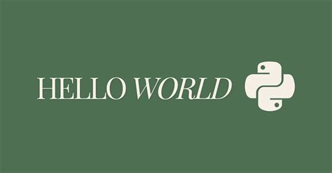 Hello World My Journey Into Python Begins By Muhammad Abdiel Al