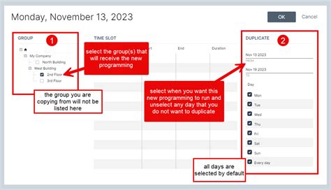 Using The Scheduling Grid