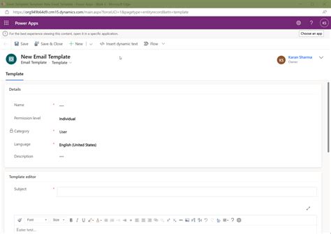 Insert Dynamic Text In Email Templates From Custom Entities For