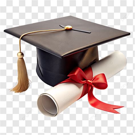 Graduation Cap And Diploma Png