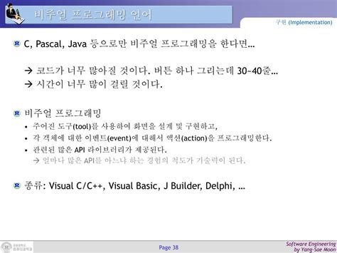 Ppt 소프트웨어 공학 Software Engineering 코딩 Coding 구현 Implementation