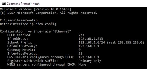Change IP Address And DNS Servers Using The Command Prompt