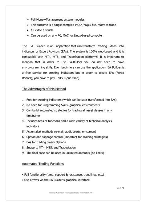 Building Automated Trading Strategies For Trading The Global Financial Markets Pdf