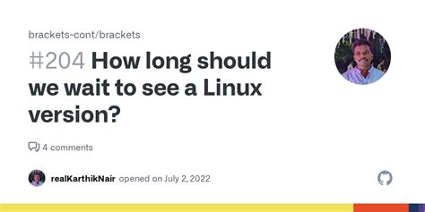 How Long Should We Wait To See A Linux Version · Issue 204 · Brackets