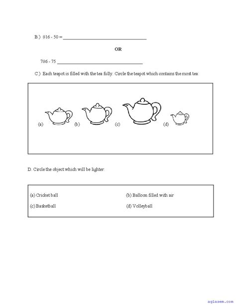 Class 3 Maths Sample Paper 2026 Pdf Download Maths Model Question