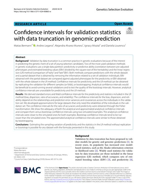 Pdf Confidence Intervals For Validation Statistics With Data