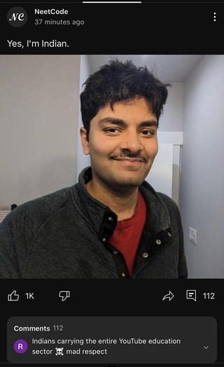 Neetcode Youtuber Is Indian Rdevelopersindia