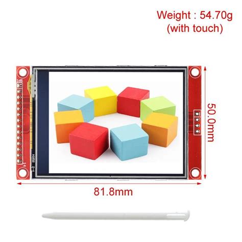 X SPI TFT LCD Touch Panel Serial Port Module With PBC ILI Inch SPI Serial