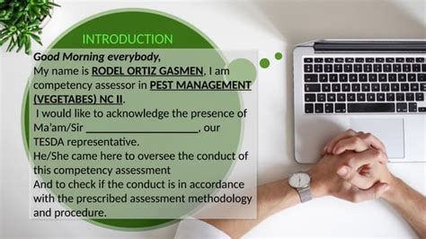 Pest Management Assessmentpptxoriginsl Pptx